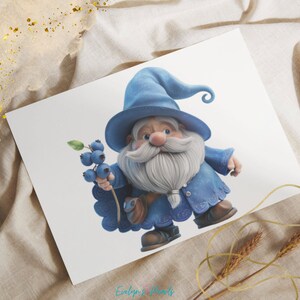 Gnome Clipart Cute Gnome PNG Magical Clipart Children's Party PNG Fairy ...
