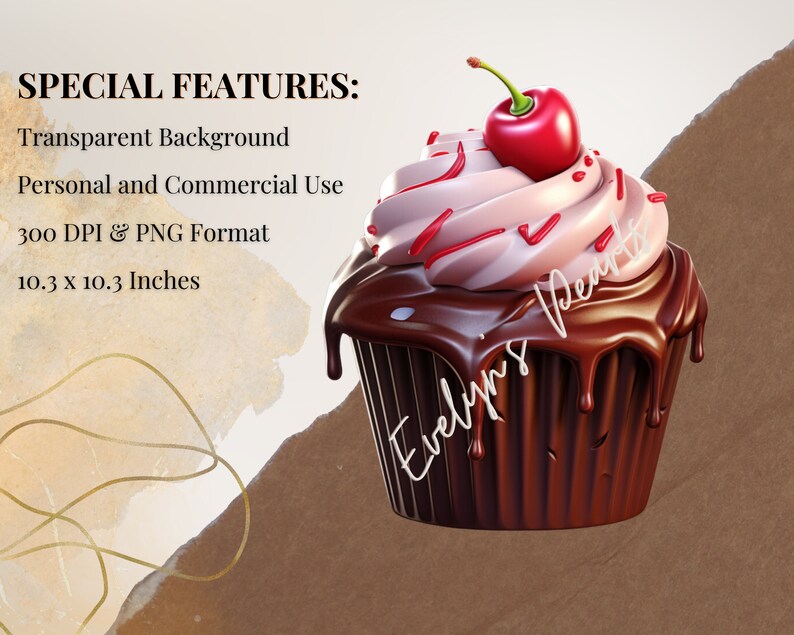Cupcake Clipart Mix Cupcakes Clipart Cute Cupcake PNG Food Clipart ...
