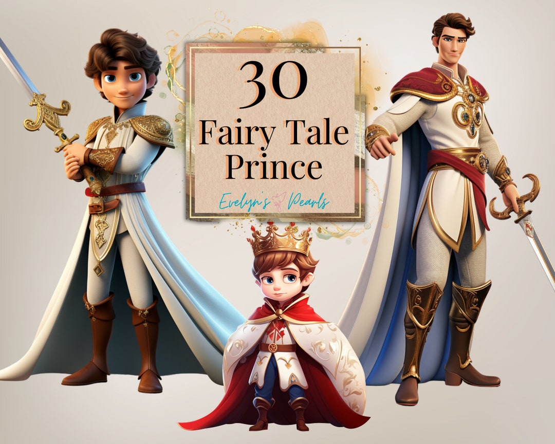 Prince Clipart Prince Fairy Tale Clipart Children's Party Clipart ...