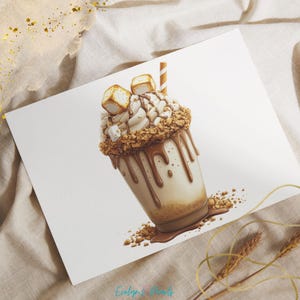 Shakes Clipart Milkshakes PNG Food Clipart Cute Cartoon PNG Kids ...