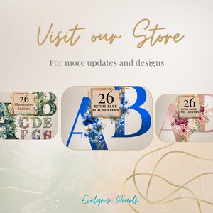 Letters Clipart Green Foil Letter PNG Green Floral Letters Clipart Card ...