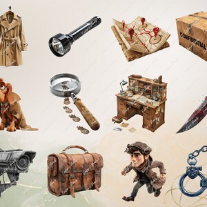 Detective Clipart Police PNG Mystery Solver PNG Investigator Clipart ...