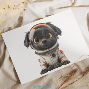 Animals Clipart Space Animals PNG Cute Animals Clipart Astronaut ...