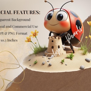 Lady Bug Clipart Spring Lady Bug PNG Cute Lady Bug PNG Insect Clipart ...