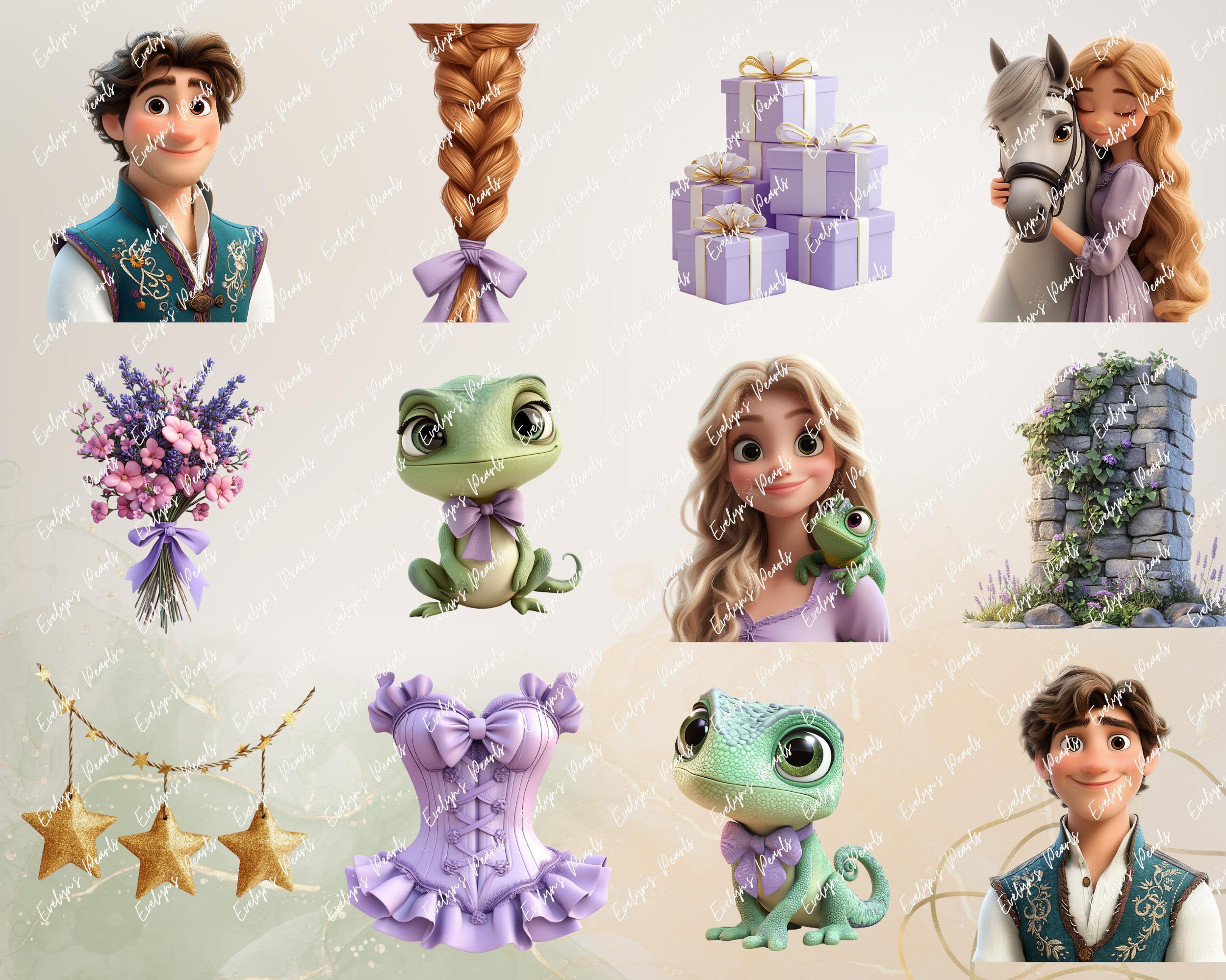 Secret Tower Clipart Princess in Lilac PNG Tower Palace, Magical Horse ...