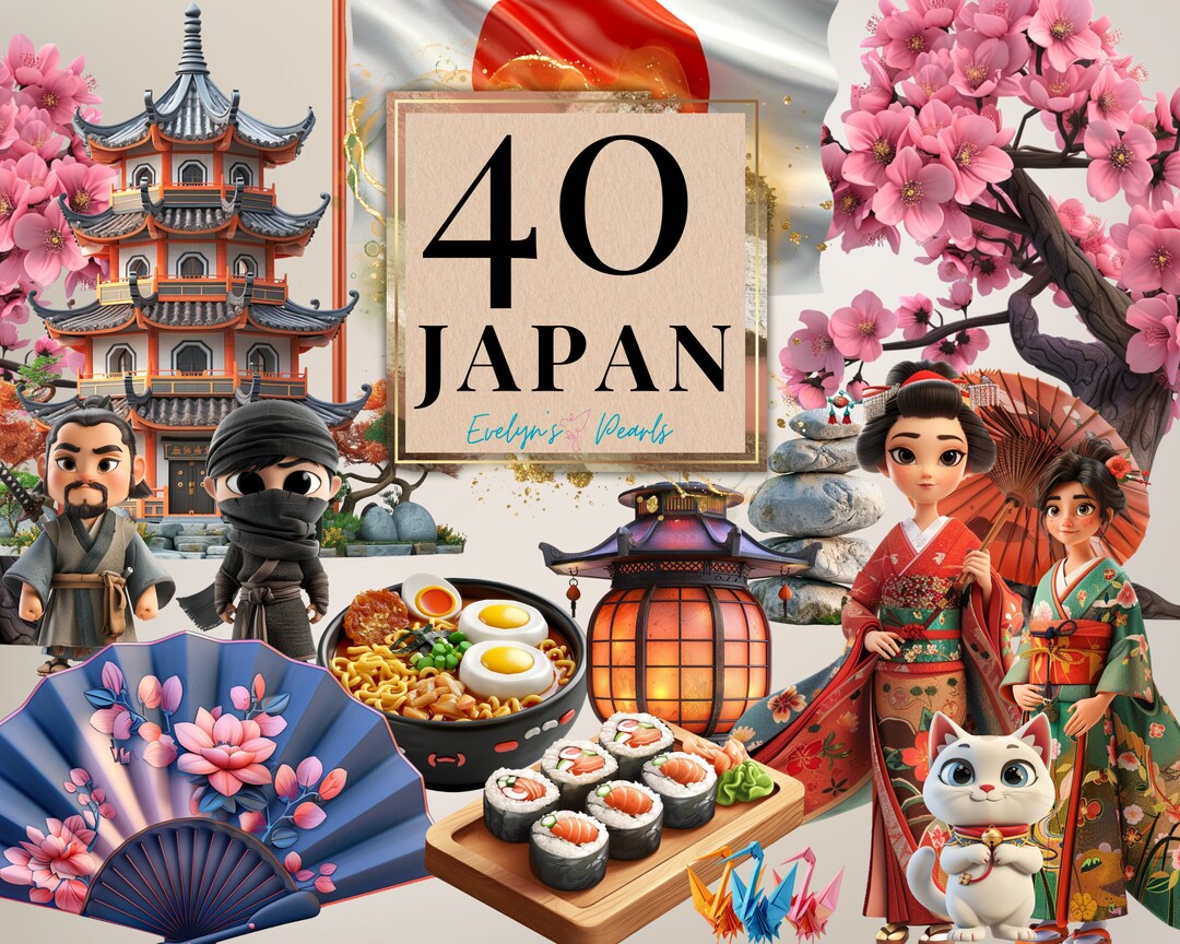 Japan Clipart Japanese Landmark PNG Japan Vacation Travel Clipart ...