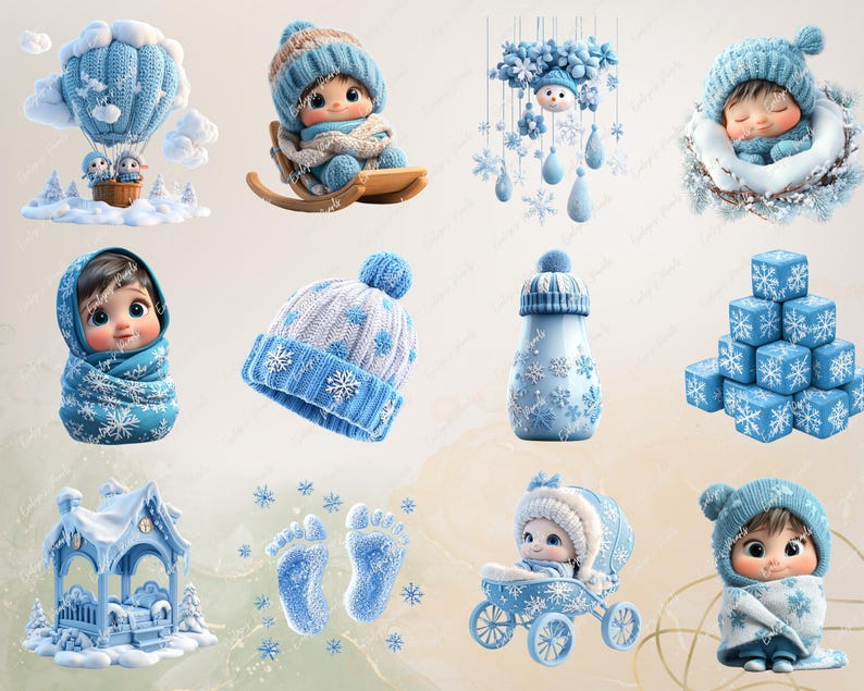 Winter Clipart Winter Baby PNG Cozy Winter Decor PNG Holidays Clipart ...