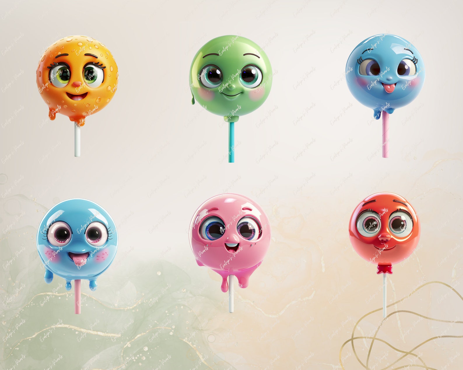 Lollypop Clipart Süße Lollies PNG Süße Lebensmittel Clipart Süßer ...