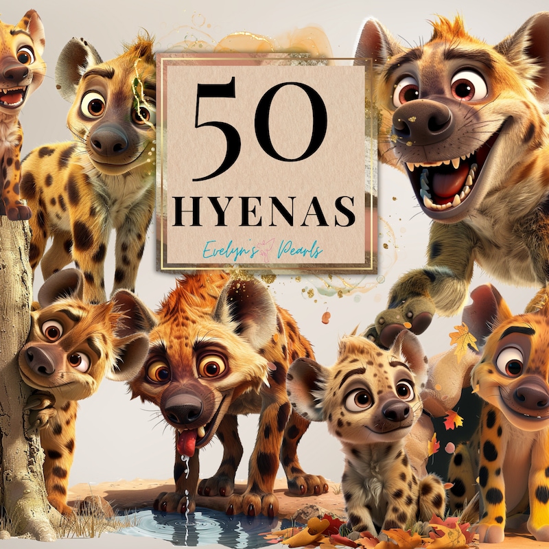 Hyena - Etsy