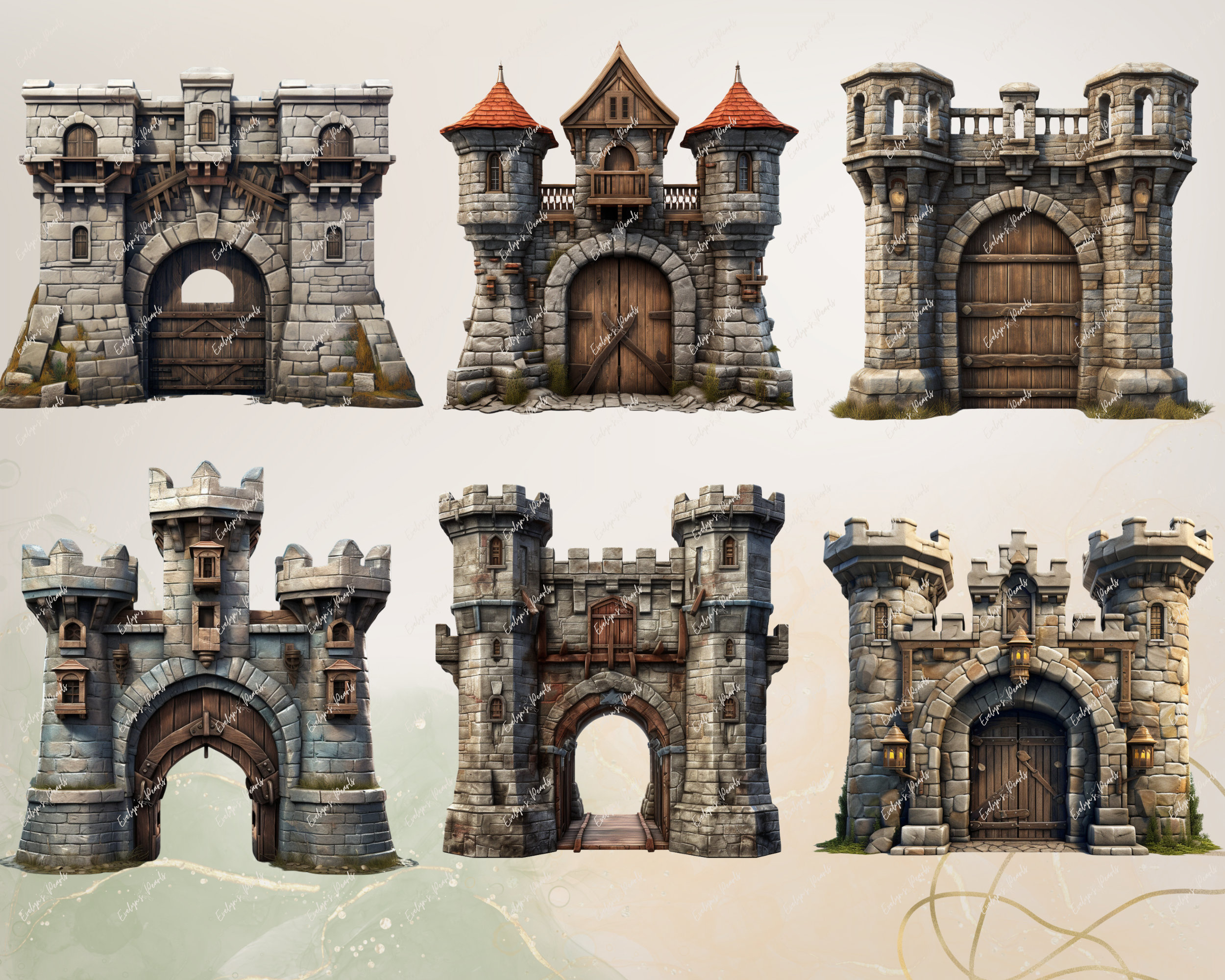 Medieval Castle Entrance Clipart Castle PNG Medieval Door Clipart ...