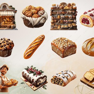 Bread Clipart Bread PNG Baking Clipart Food PNG Desserts Clipart Baker ...