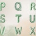 Letters Clipart 3D Green Bubble Letters PNG 26 English Alphabet Clipart ...