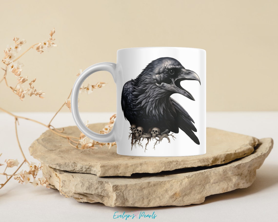 Raven Clipart Raven PNG Horror Clipart Scary Clipart Gothic - Etsy UK