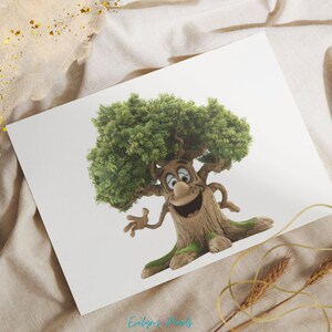 Tree Clipart Fairy Tale Tree PNG Cute Tree Clipart Seasonal Decor PNG ...