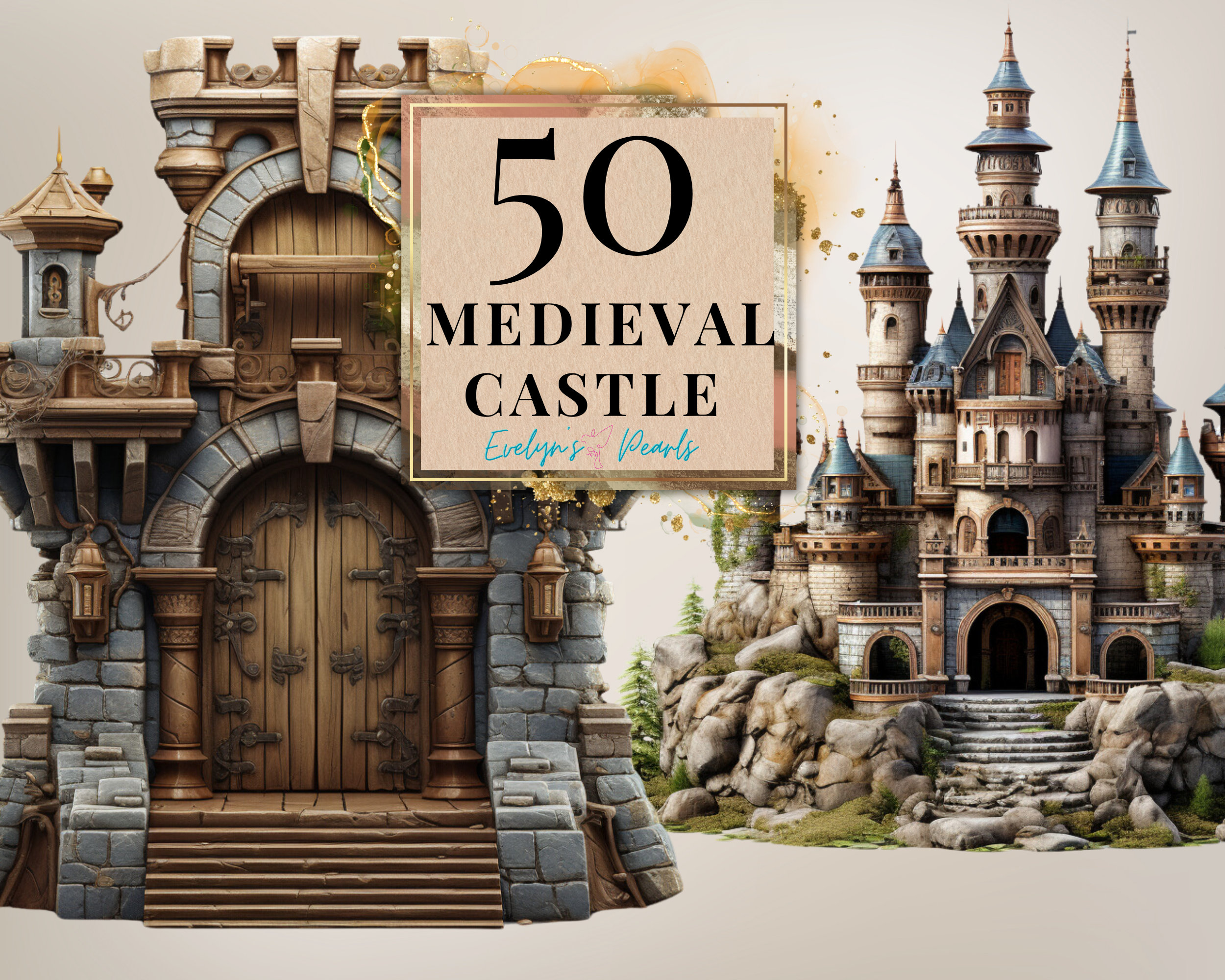 Medieval Castle Entrance Clipart Castle PNG Medieval Door Clipart ...