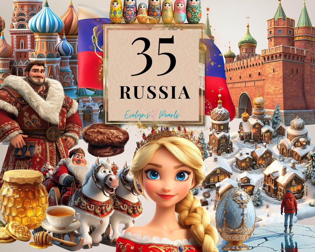 Russia Clipart Russian Landmark PNG Russia Vacation Travel Clipart ...