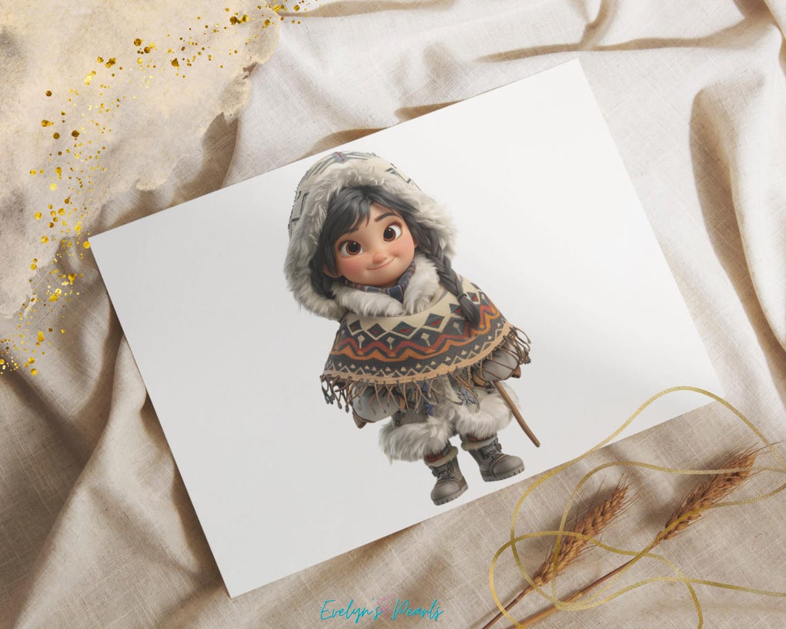 Eskimo Life Clipart Arctic Decor Clipart Tribal PNG Wild West PNG ...