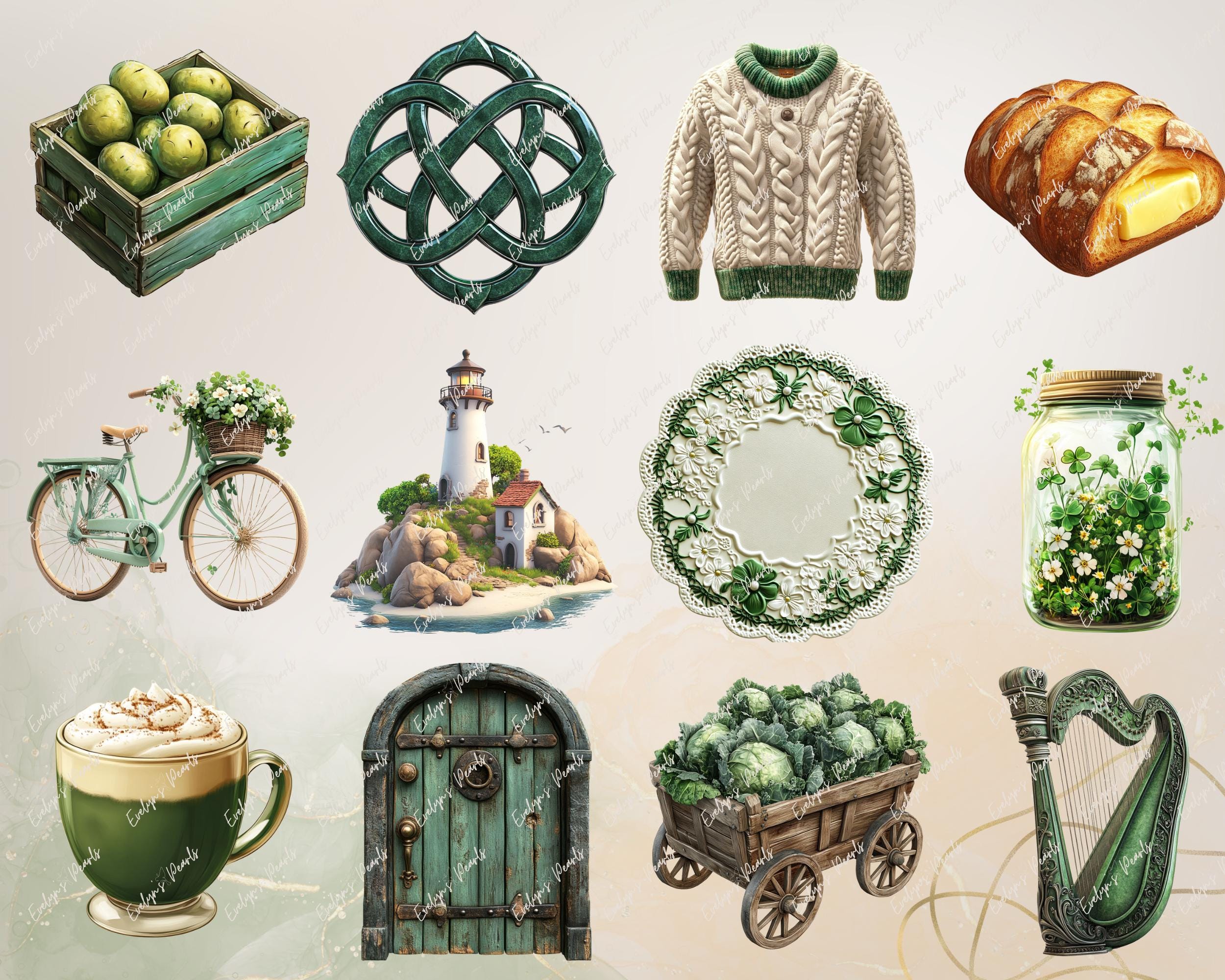Ireland Clipart Irish Symbol Landmark PNG Ireland Vacation Travel ...