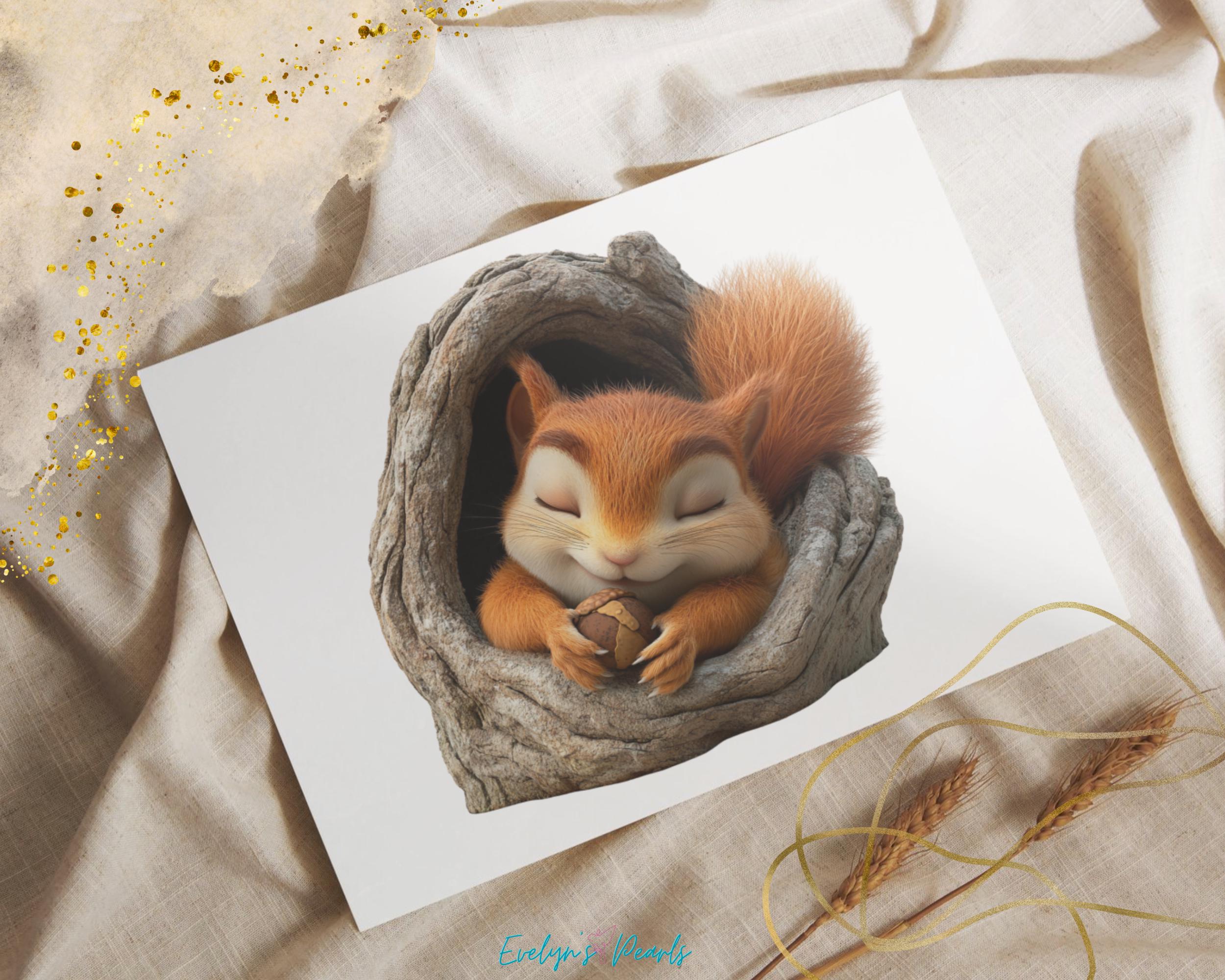 Winter Animals Clipart Hibernating Animal PNG Sleeping Animal Clipart ...
