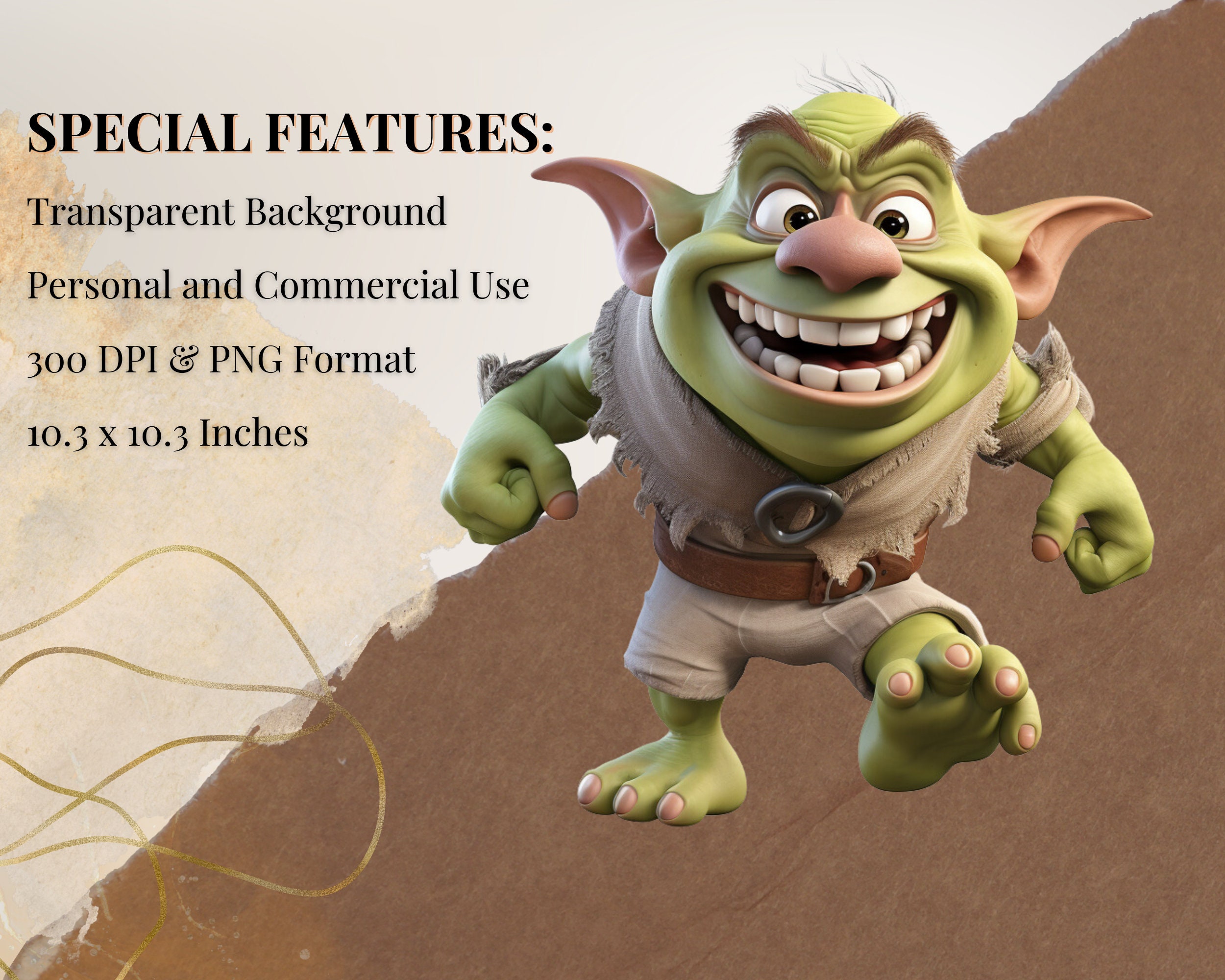 Goblin Clipart Goblin PNG Spooky Monster Clipart Green Goblin Clipart ...