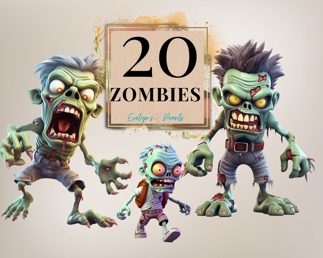 Zombie Clipart Scary Zombie PNG Spooky Clipart Scary Clipart Party ...