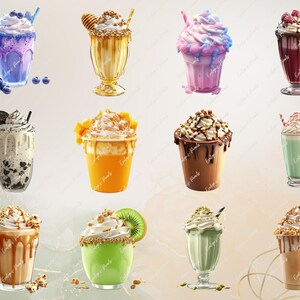 Shakes Clipart Milkshakes PNG Food Clipart Cute Cartoon PNG Kids ...
