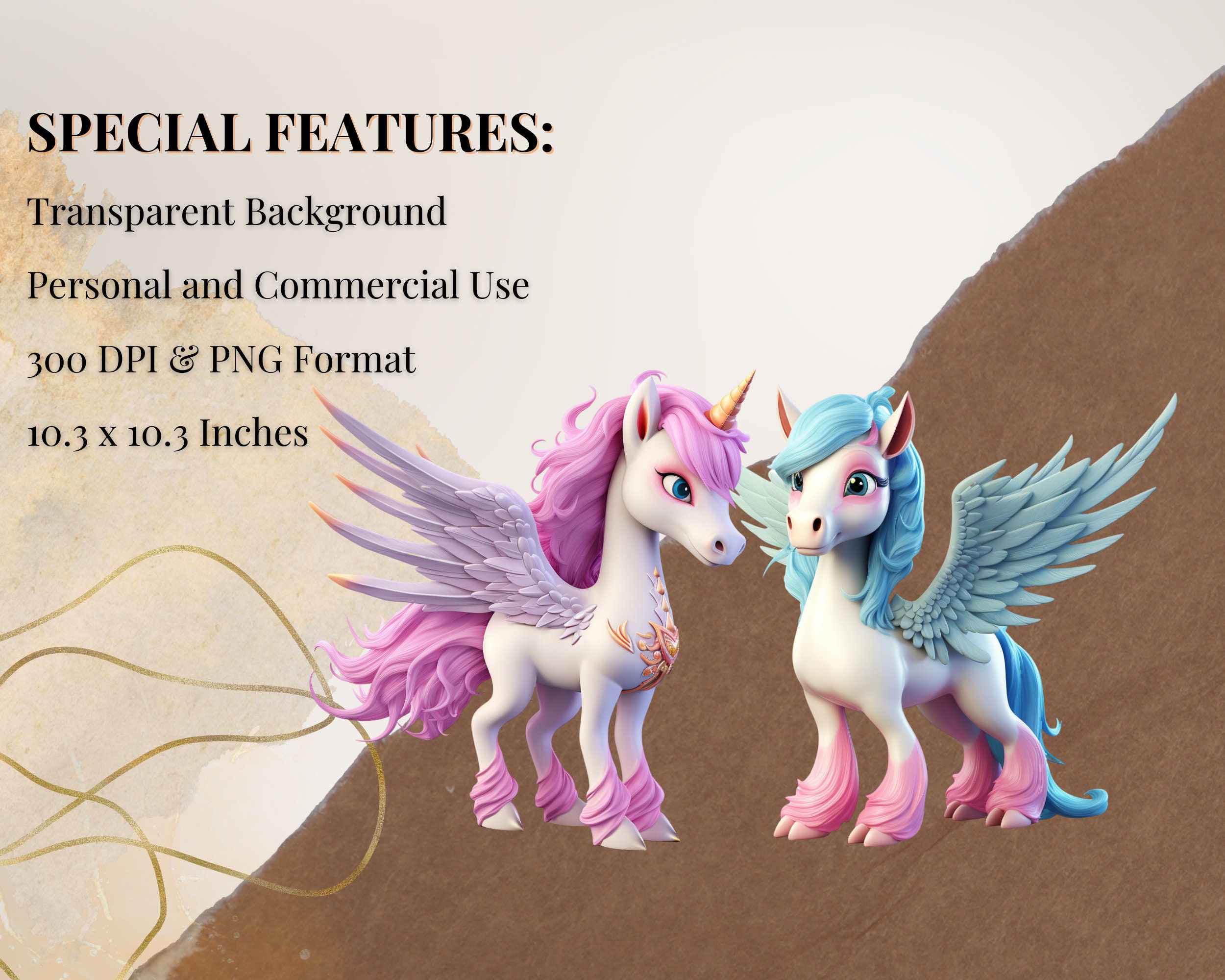 Unicorn Clipart Magical Horse Clipart Cute Unicorn Clipart Animal ...