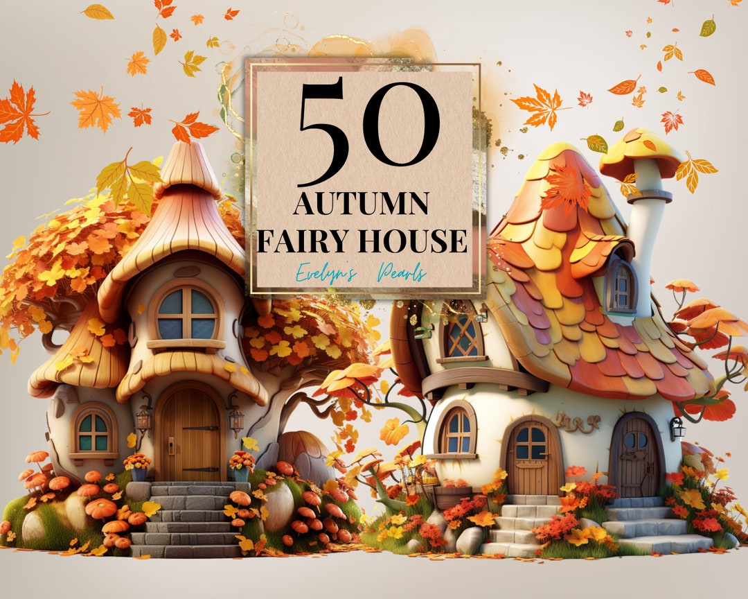 Fall Fairy House Clipart Autumn Fairy House Clipart Fall Forest PNG ...