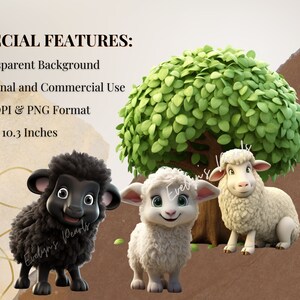 Sheep Clipart Farm Sheep PNG Cute Sheep Clipart Cute Animal Clipart ...