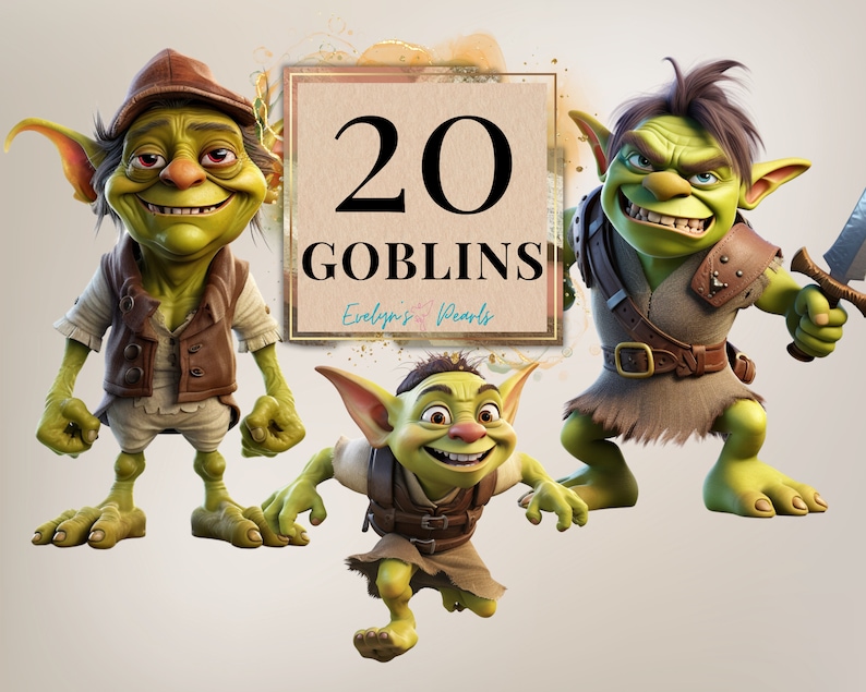 Goblin Clipart Goblin PNG Spooky Monster Clipart Green Goblin Clipart Goblin Fantasy Clipart ...