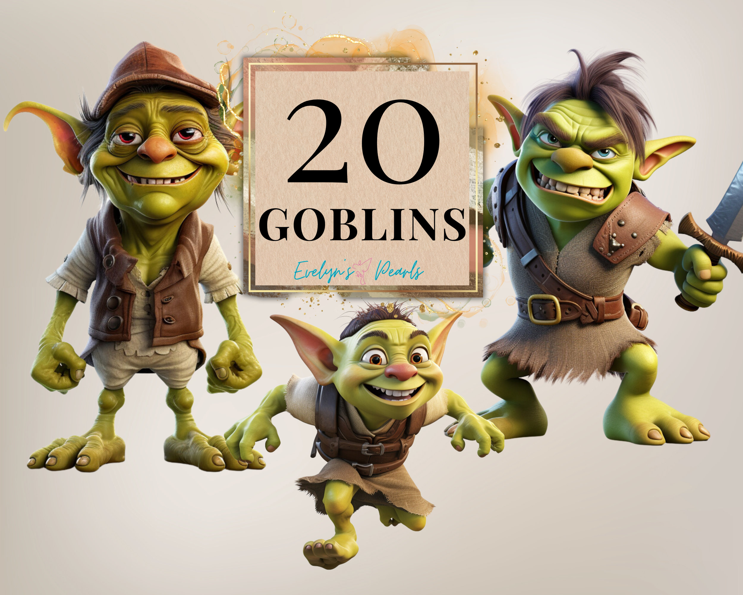 Goblin Clipart Goblin PNG Spooky Monster Clipart Green Goblin Clipart ...