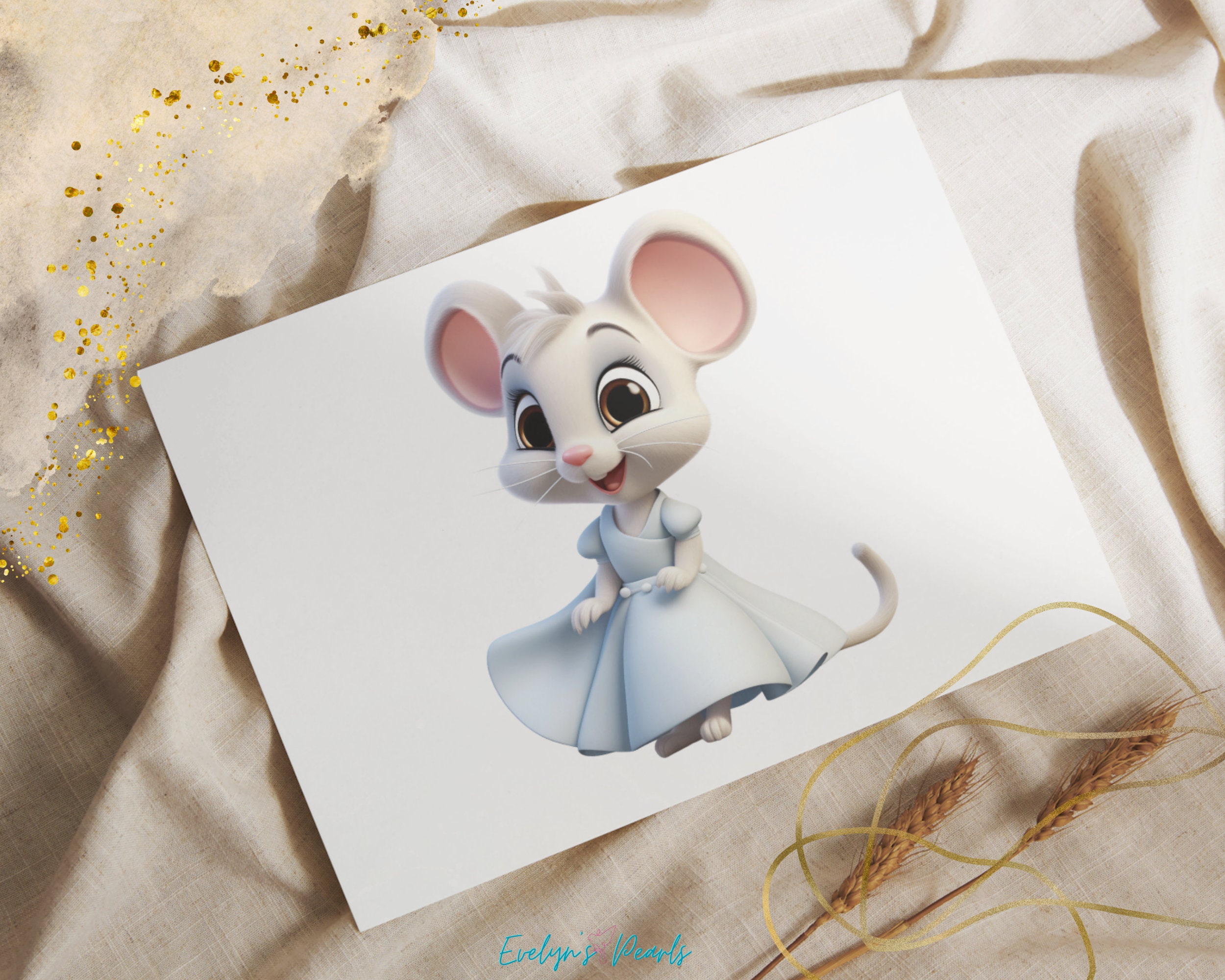 Mouse Clipart Dressed up Mouse PNG Cartoon Mouse Clipart Woodland ...