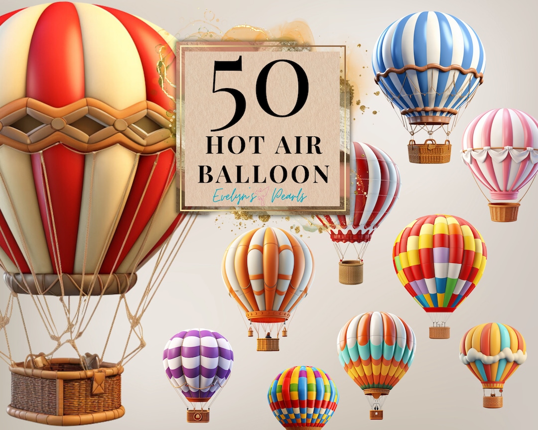 Hot Air Balloon Clipart Vehicle PNG Transport Clipart Adventure Clipart ...
