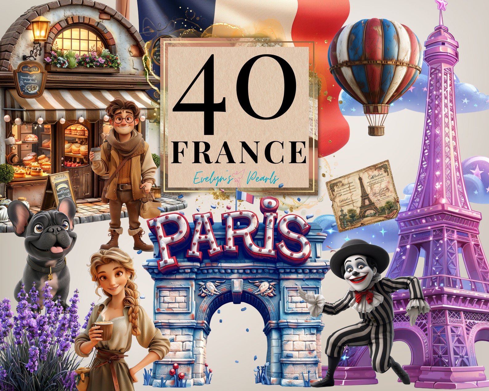 France Clipart France Landmark PNG Paris Vacation Travel Clipart ...