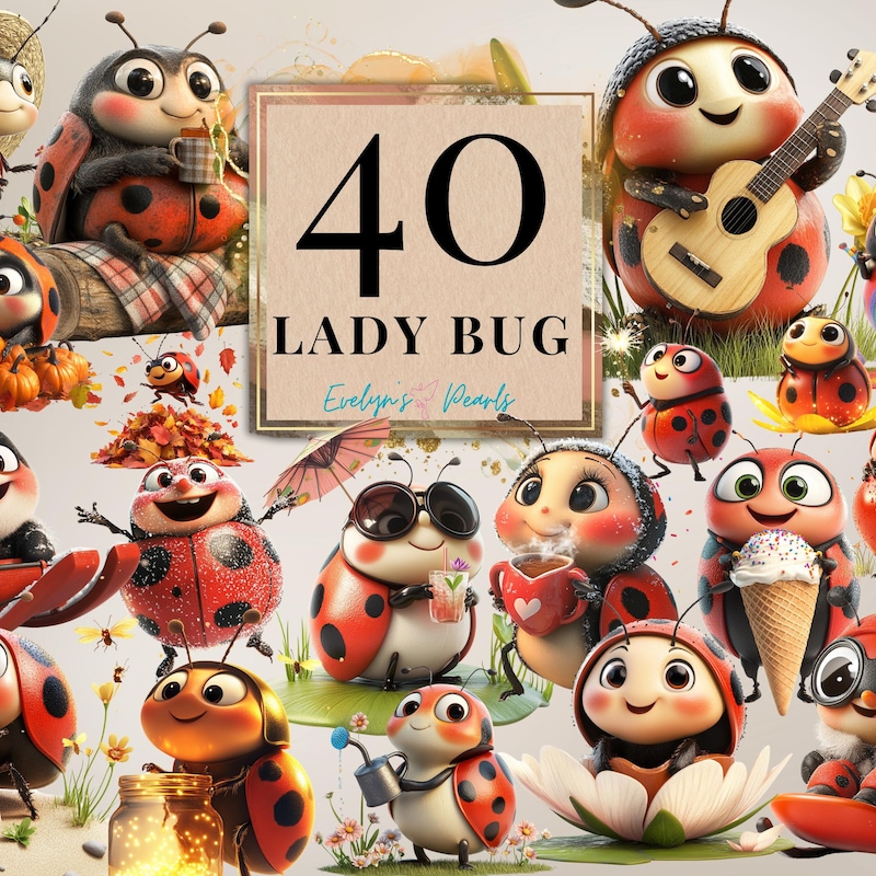 Insect Clipart - Etsy