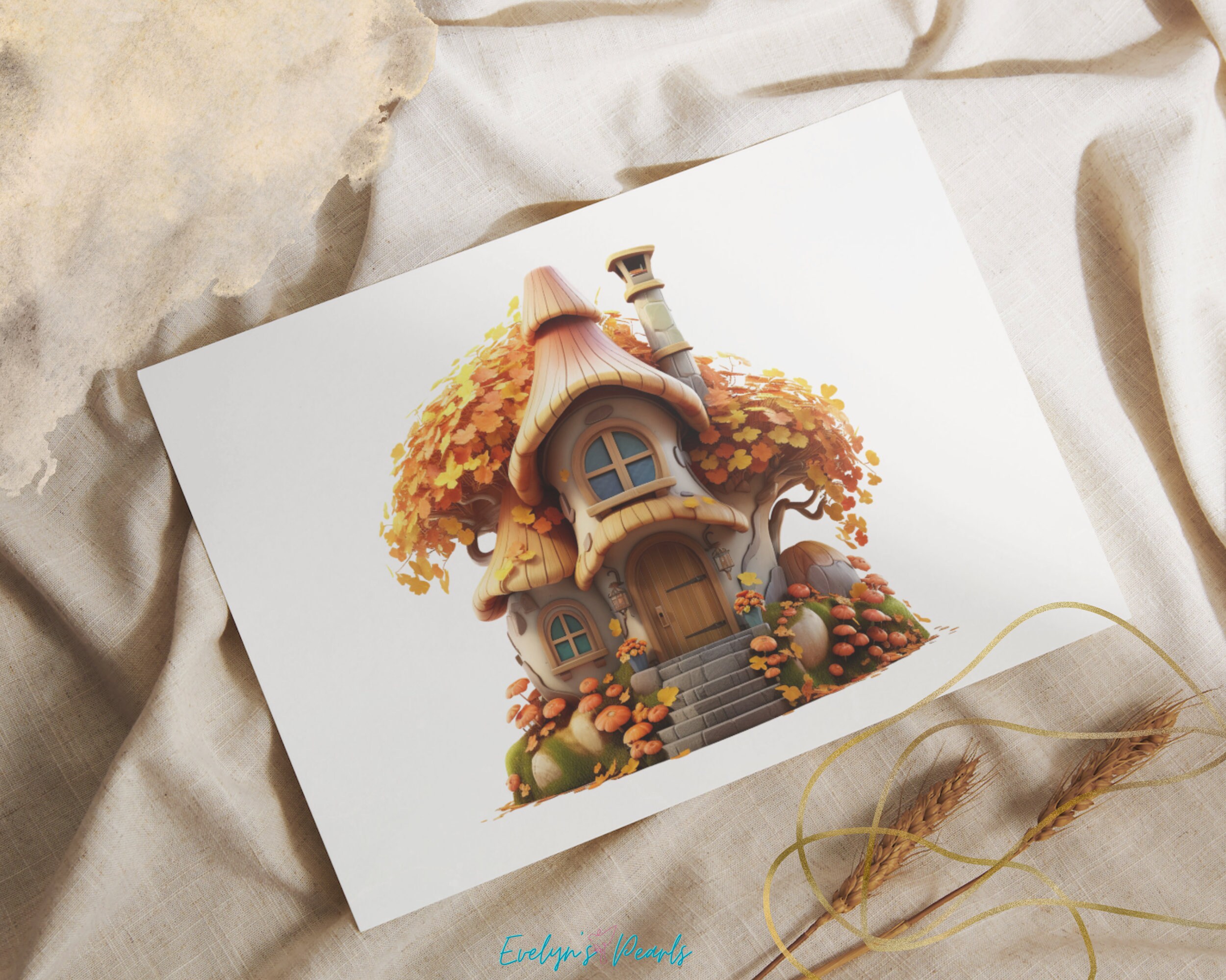 Fall Fairy House Clipart Autumn Fairy House Clipart Fall Forest PNG ...