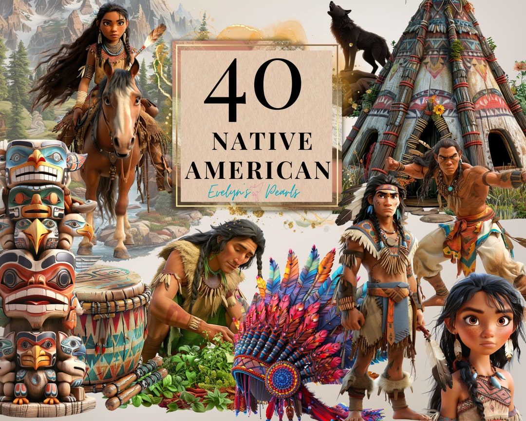 American Native Clipart Tribal PNG Native America Clipart Wild West PNG ...