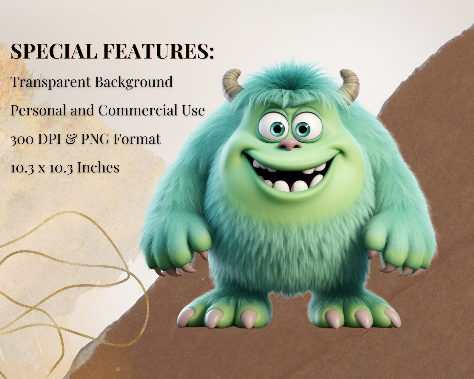 Monster Clipart Cute Monster PNG Little Monster Clipart Clipart ...