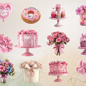 Mothers Day Clipart Floral Mothers Day PNG Family Clipart Mom and Kids ...
