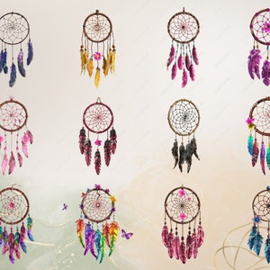 Dream Catcher Clipart Floral Feather PNG Native American Themed ...