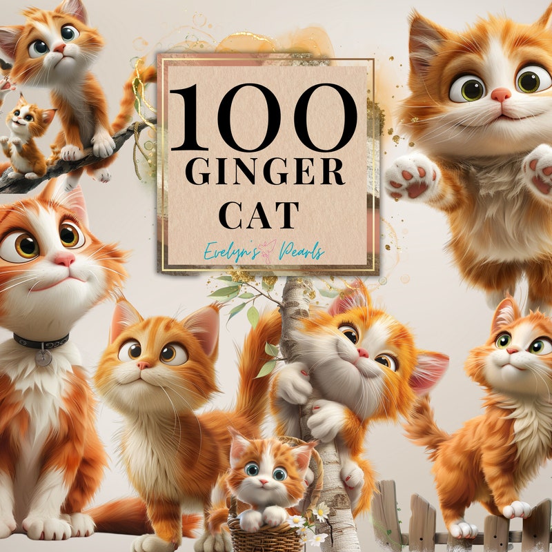 Ginger Cat - Etsy