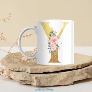 Letters Clipart Gold Foil Letter PNG Watercolour Floral Letters Clipart ...