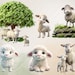 Sheep Clipart Farm Sheep PNG Cute Sheep Clipart Cute Animal Clipart ...
