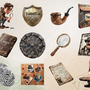 Detective Clipart Police PNG Mystery Solver PNG Investigator Clipart ...