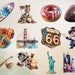 American Clipart American Landmark PNG USA Vacation Travel Clipart ...