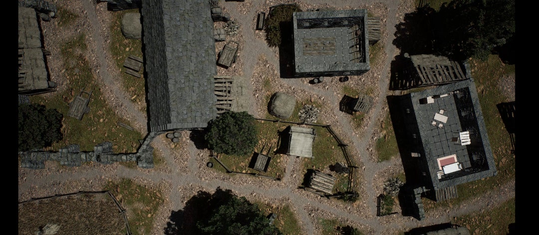 Town Road TTRPG Animated Map Dnd Rpg - Etsy