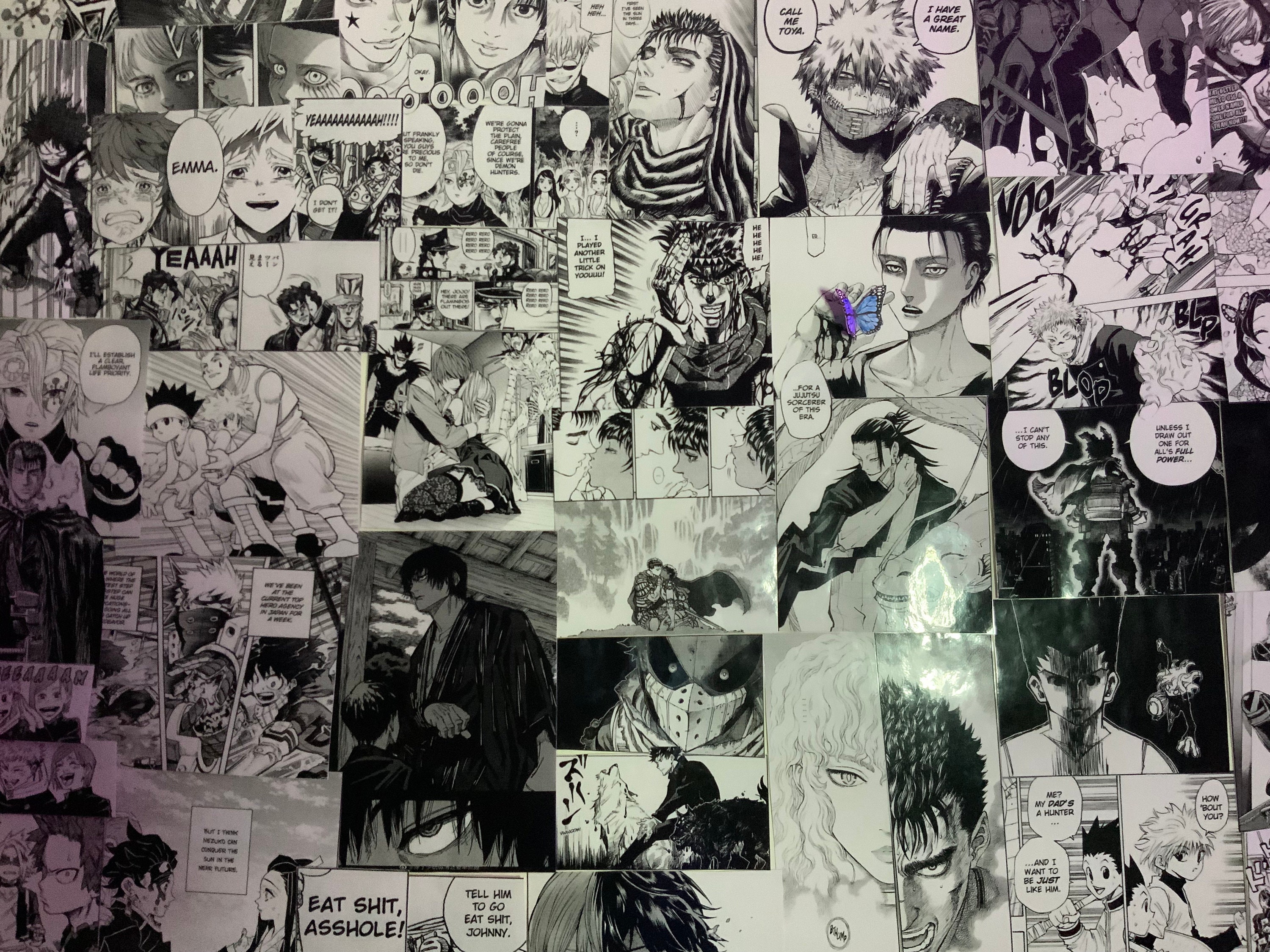 75 Custom Manga Panels With Clear Finish| Durable & Easy to Reuse - Etsy