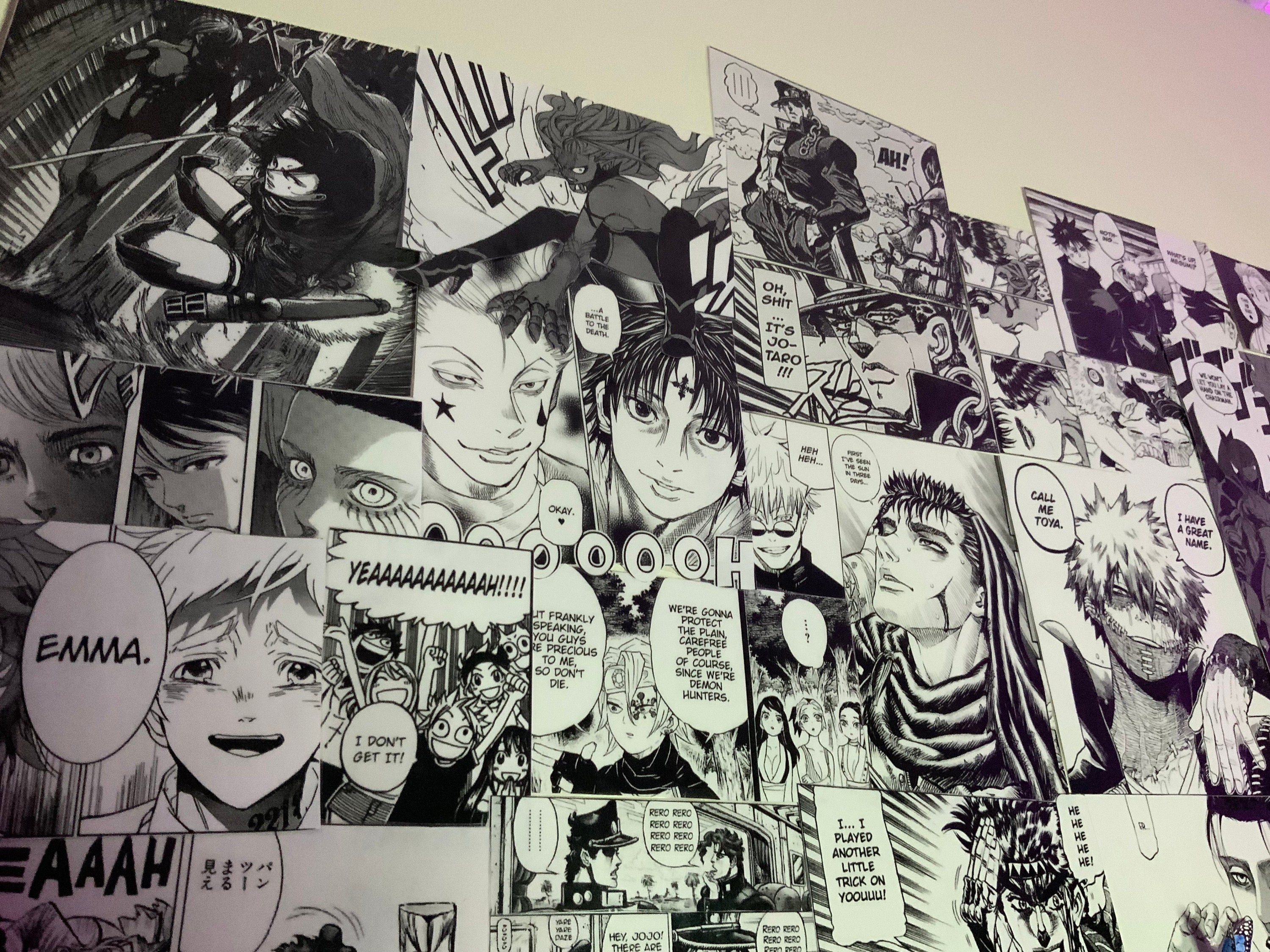 75 Custom Manga Panels With Clear Finish| Durable & Easy to Reuse - Etsy