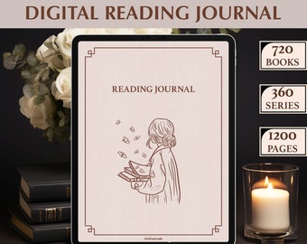 Digital Reading Journal, Book Review & Library Tracker for Goodnotes ...