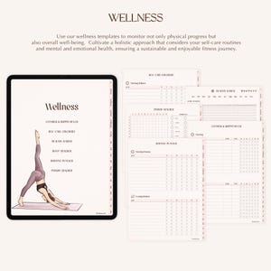 Digital Fitness Planner, Weight Loss & Fitness Tracker, Undated Fitness ...
